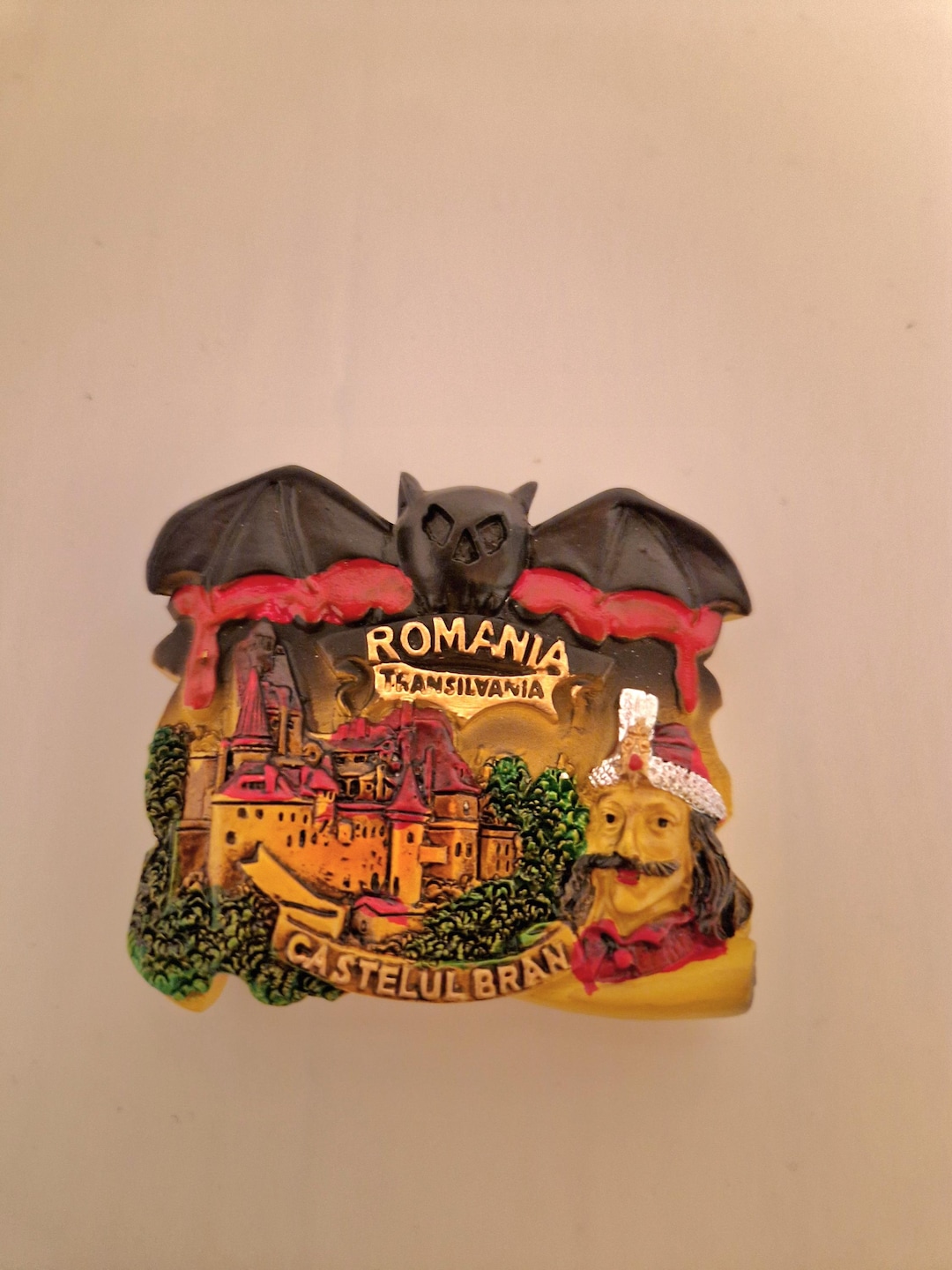 Souvenir 3D Fridge Magnet Romania Castle Dracula 3D Refrigerator Magnet ...
