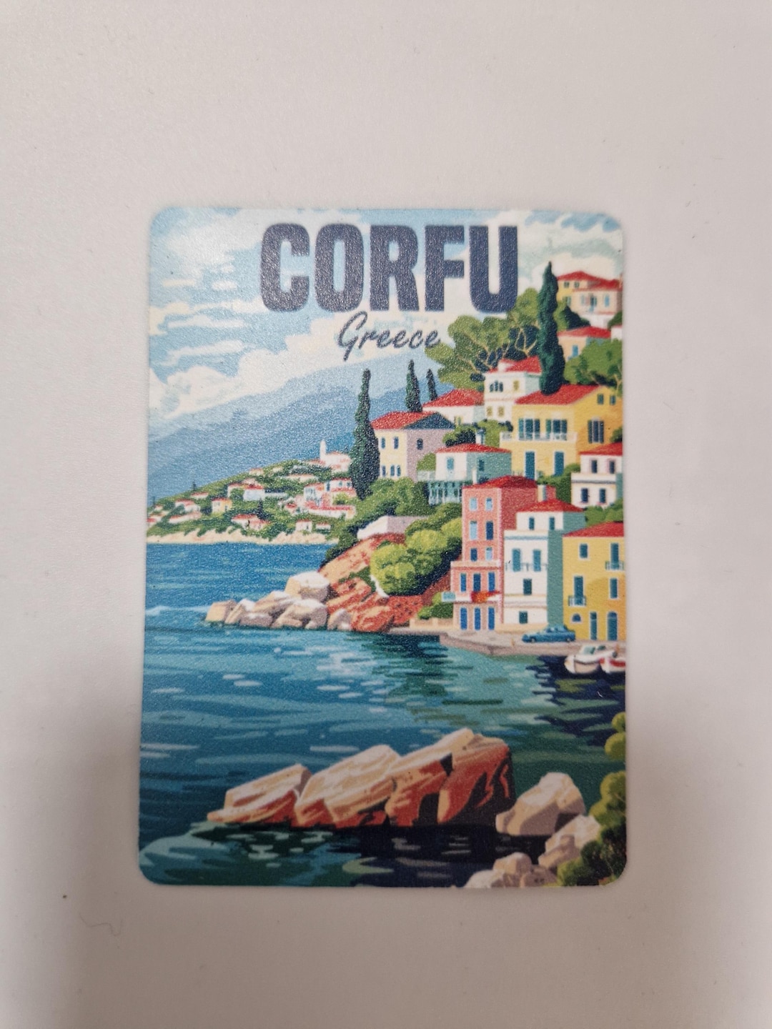 Souvenir Fridge Magnet Corfu Greece Refrigerator Magnet Corfu Greece ...