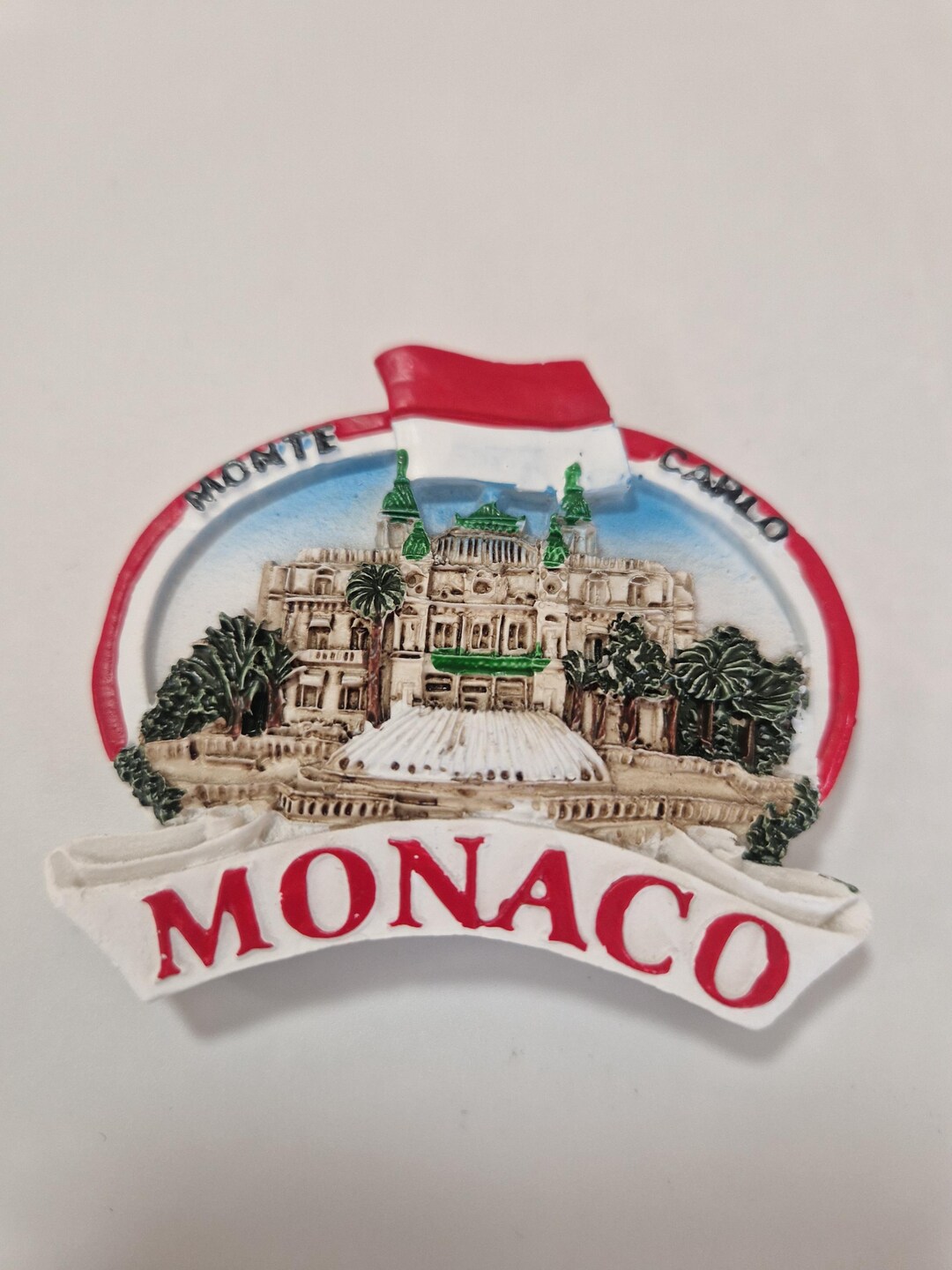Souvenir 3D Fridge Magnet Monaco 3D Refrigerator Magnet Monte Carlo 3D ...