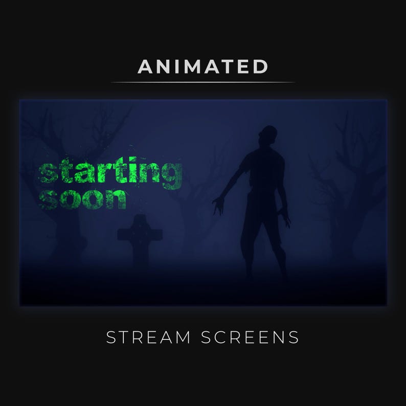 4K Stream Screen Animated, Zombie Wandering, Infection Zone, Undead ...