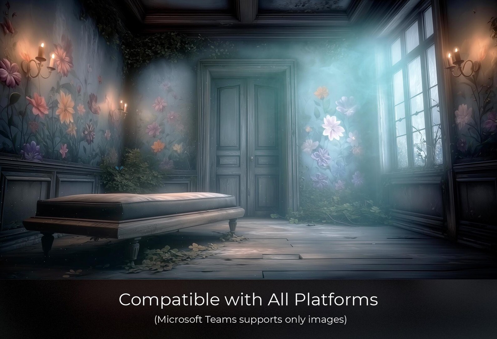 Animated Background, Forgotten Room, Floral Chamber, Lost Time, Secret ...