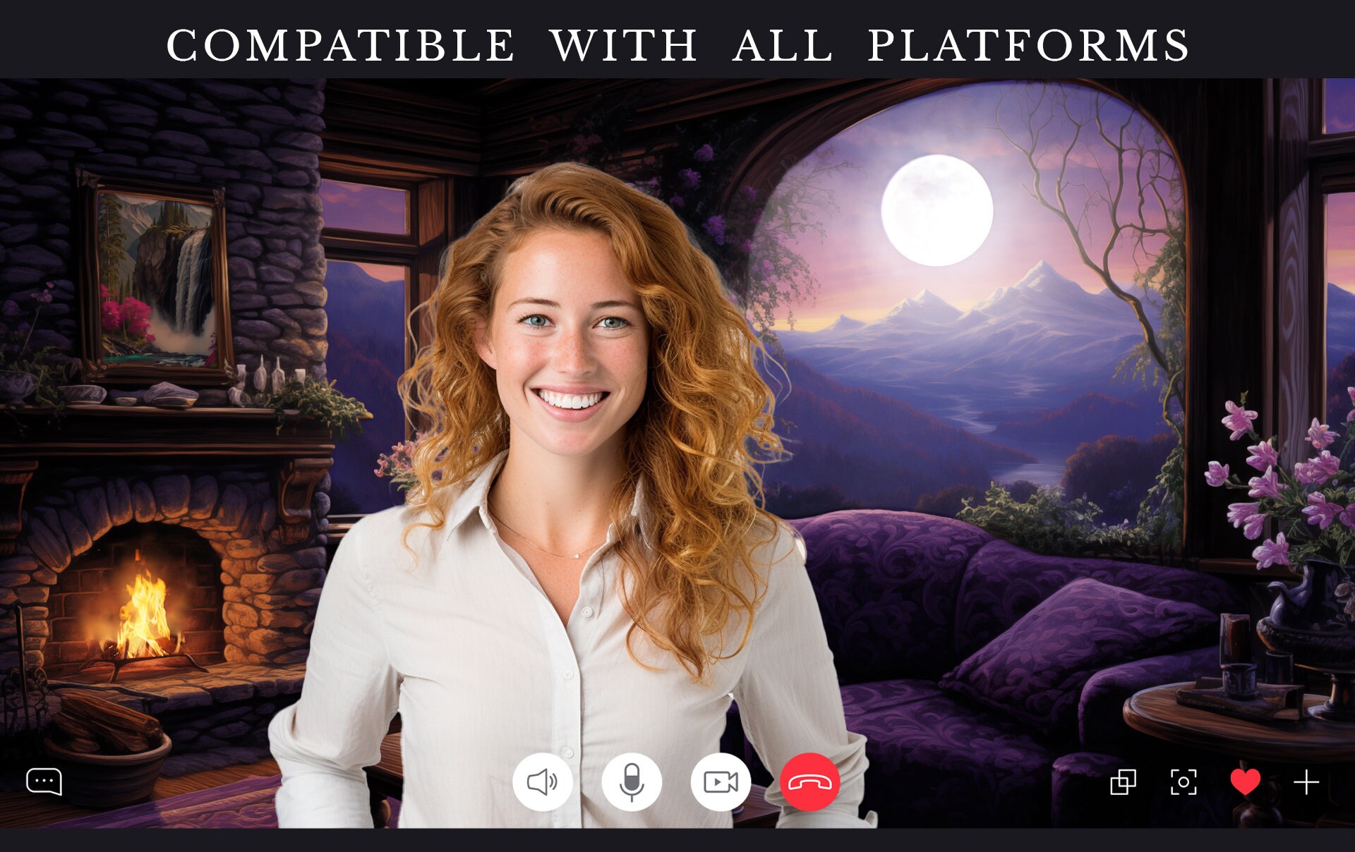 Animated Background, Purple Room, Magical Mystique, Witchy Wonders ...