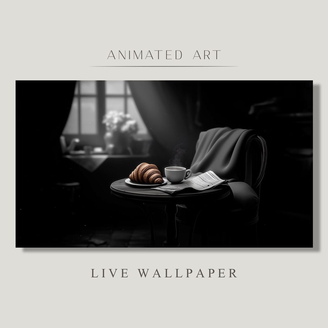 Animated Background, Noir Coffee, Dark Coffee, Morning Mystery, Vintage ...