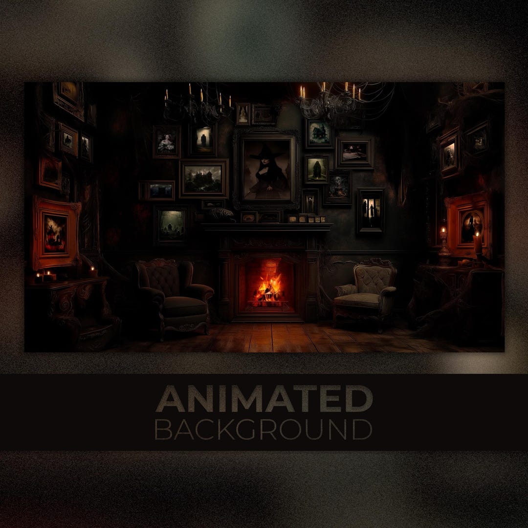 Animated Background, Mystic Gallery, Haunted Hearth, Cursed Portrait ...
