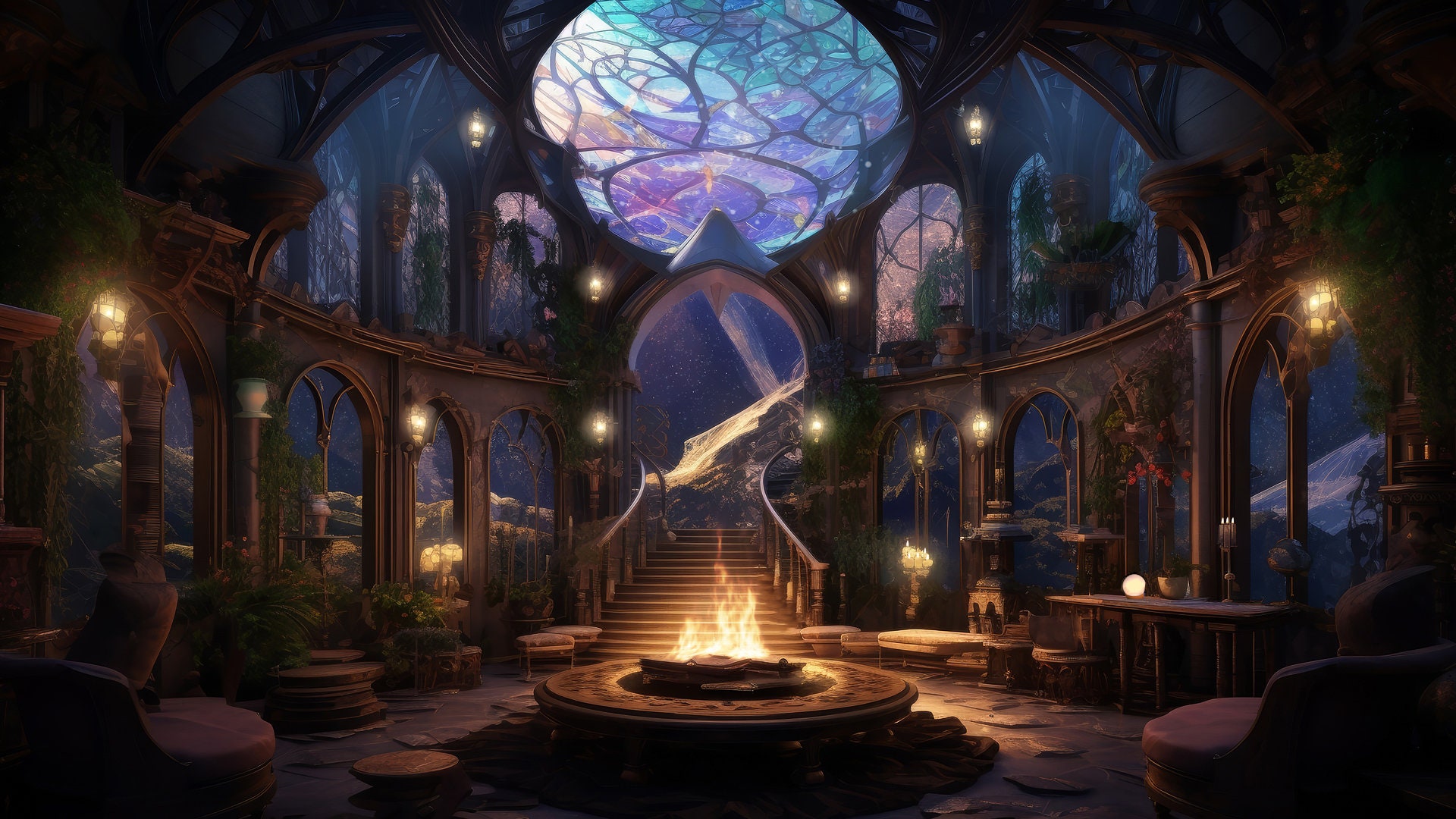 Animated Background, Astral House, Astral Plane, Fantasy Room, Fairy ...