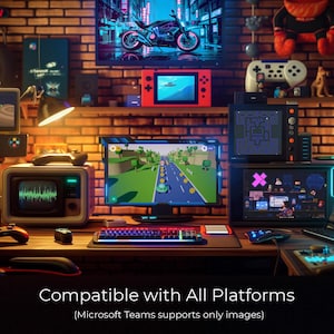 Animated Background, Gaming Zone, Digital Playground, Infinite Gaming ...