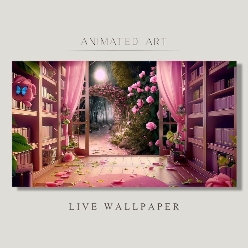 Animated Background, Rose Room, Window to Fiction, Portal to Infinity ...