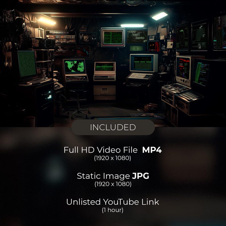 Animated Background, Hacker Den, Cyber Lair, Hacker's Paradise ...