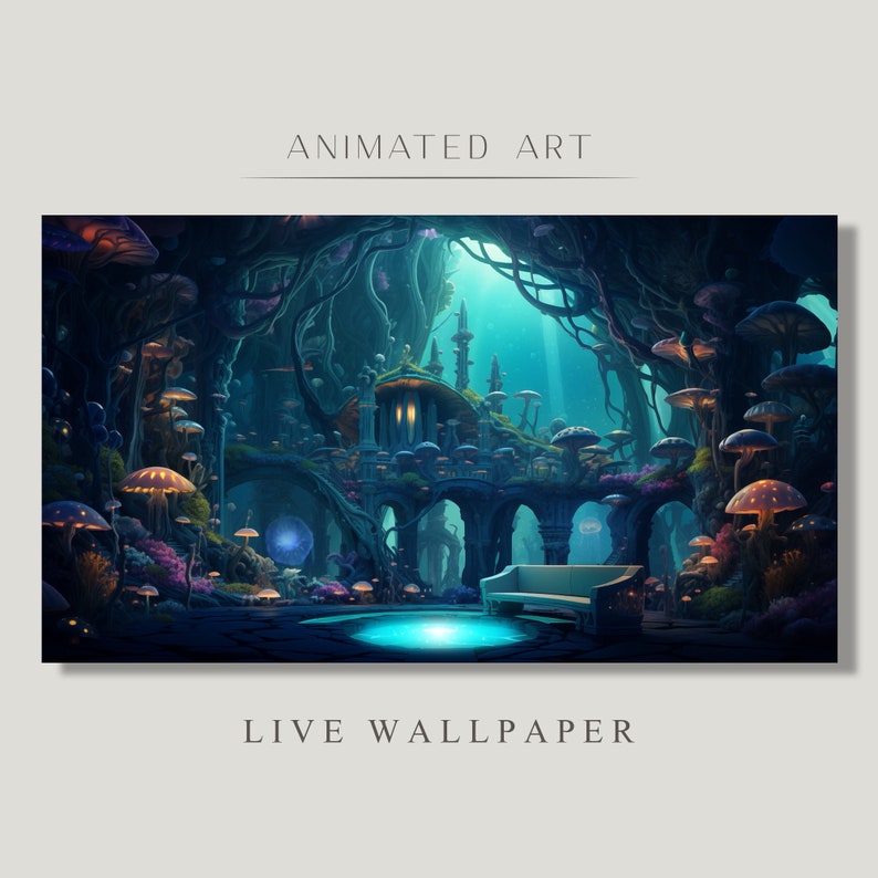 Animated Background, Under the Sea Animated Twitch, Vtuber, Ocean Deep ...