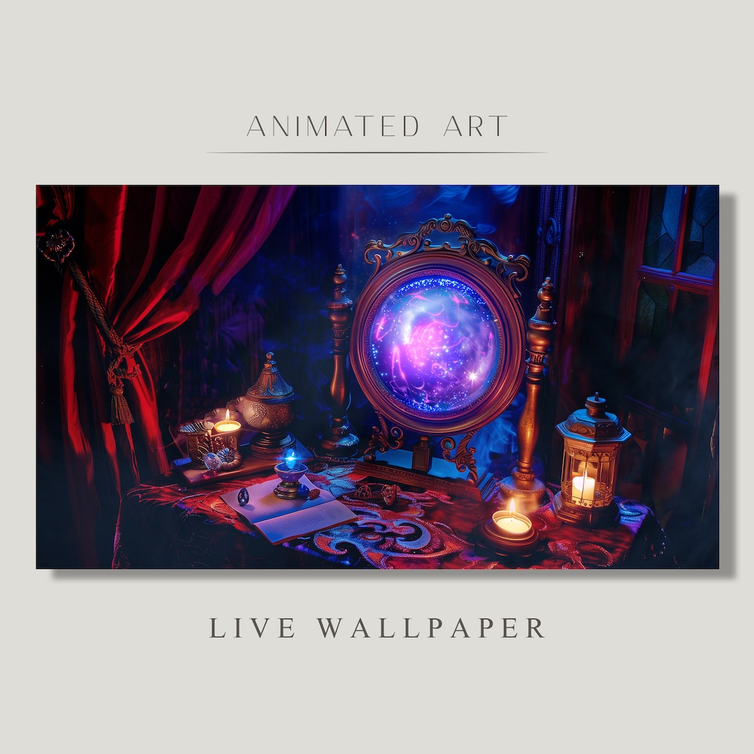 Animated Background, Magic Mirror, Mysterious Rite, Future Prediction ...