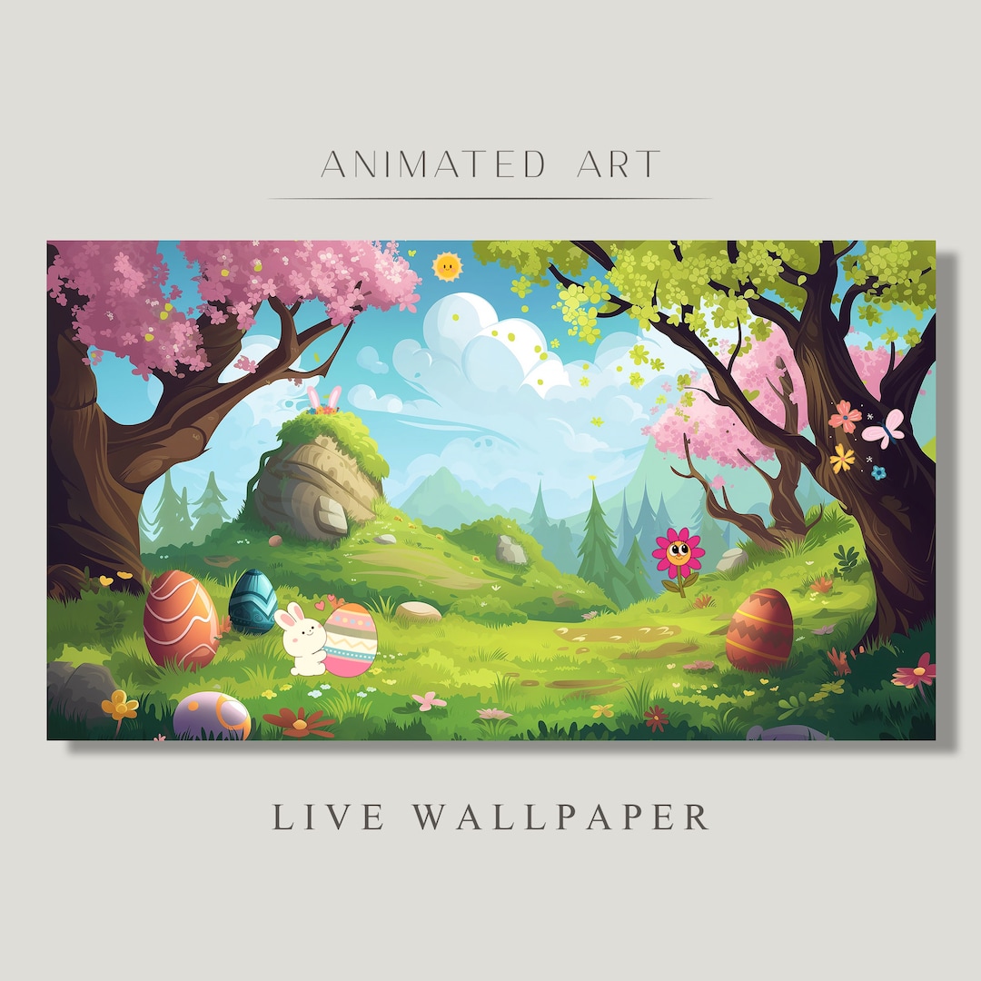 Animated Background, Easter Background, Easter Holiday, Spring Symphony ...
