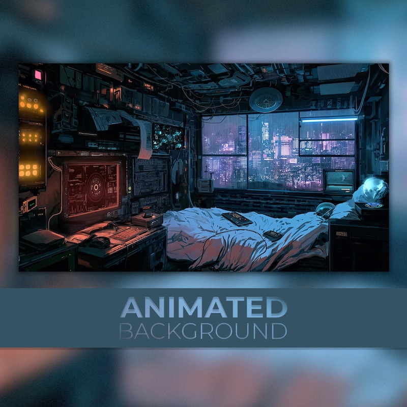 Vtuber Backgrounds Cyber - Etsy