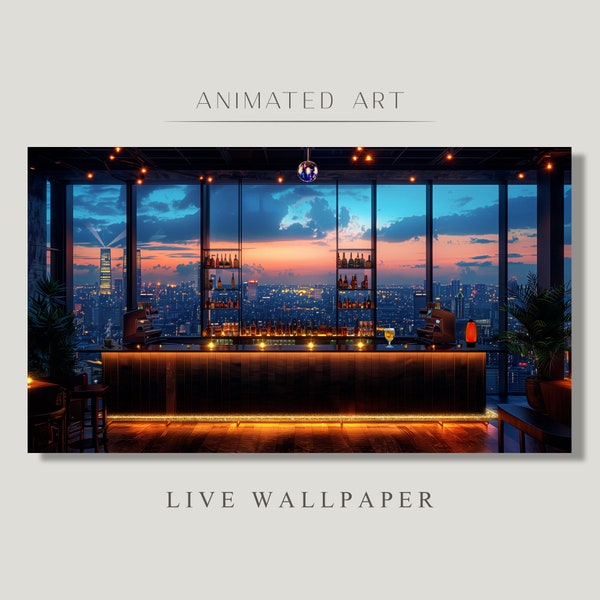 Vtuber Bar Background - Etsy