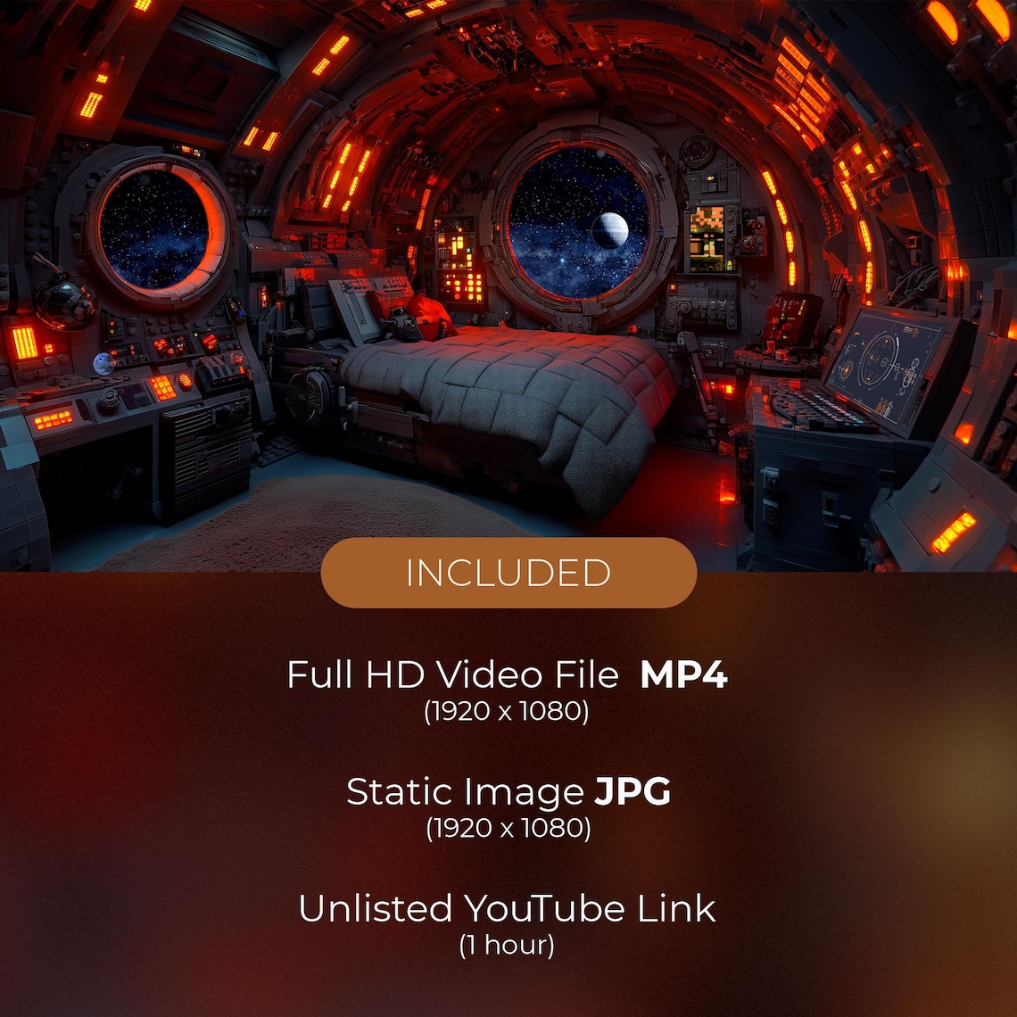 Animated Background, Space Room, Galactic Battle Station, Doom Sphere ...