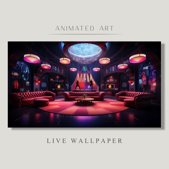 Dance Floor Background Animated