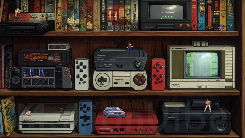 Animated Background, Game Set, Retro Gaming Vibes, Game Backgrounds, 8 ...