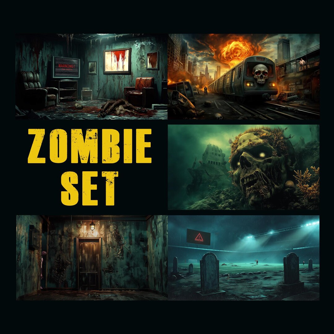 Zombie Animated Background Set, Zombie Chronicles, Undead Legacy ...