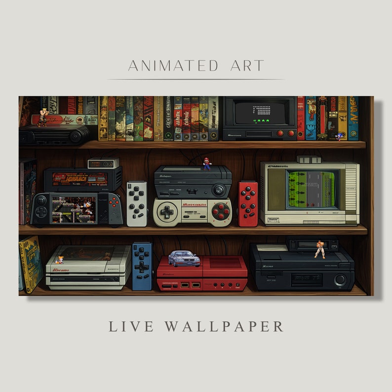 Animated Background, Retro Video Games, Gamer Collection, Old Game ...