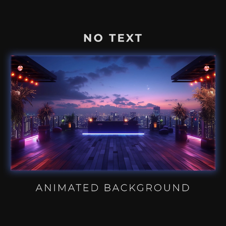 Stream Screen Animated, Disco Night Stream, Dance Stage Animated ...