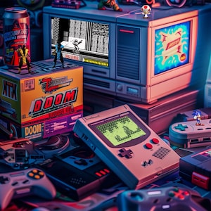 Animated Background, 1990s Japanese Video Game Backdrop, Old School ...