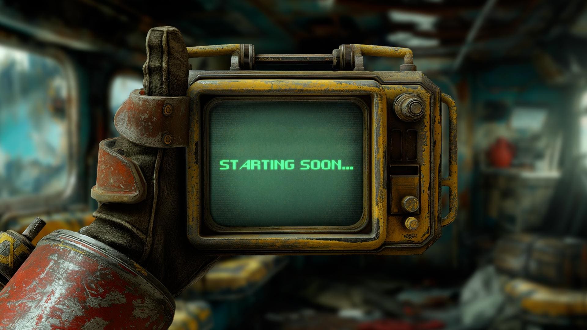 Stream Screen Animated, Post Apocalyptic Stream, Pip-style Device ...