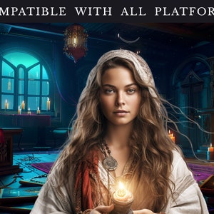 Animated Background, Magic Room, Witch Room, Wizard's Chamber, Enigma ...