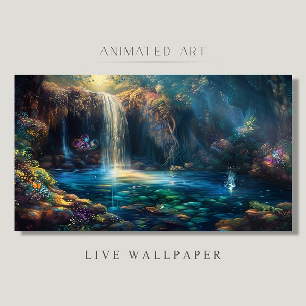 Waterfall Overlay - Etsy