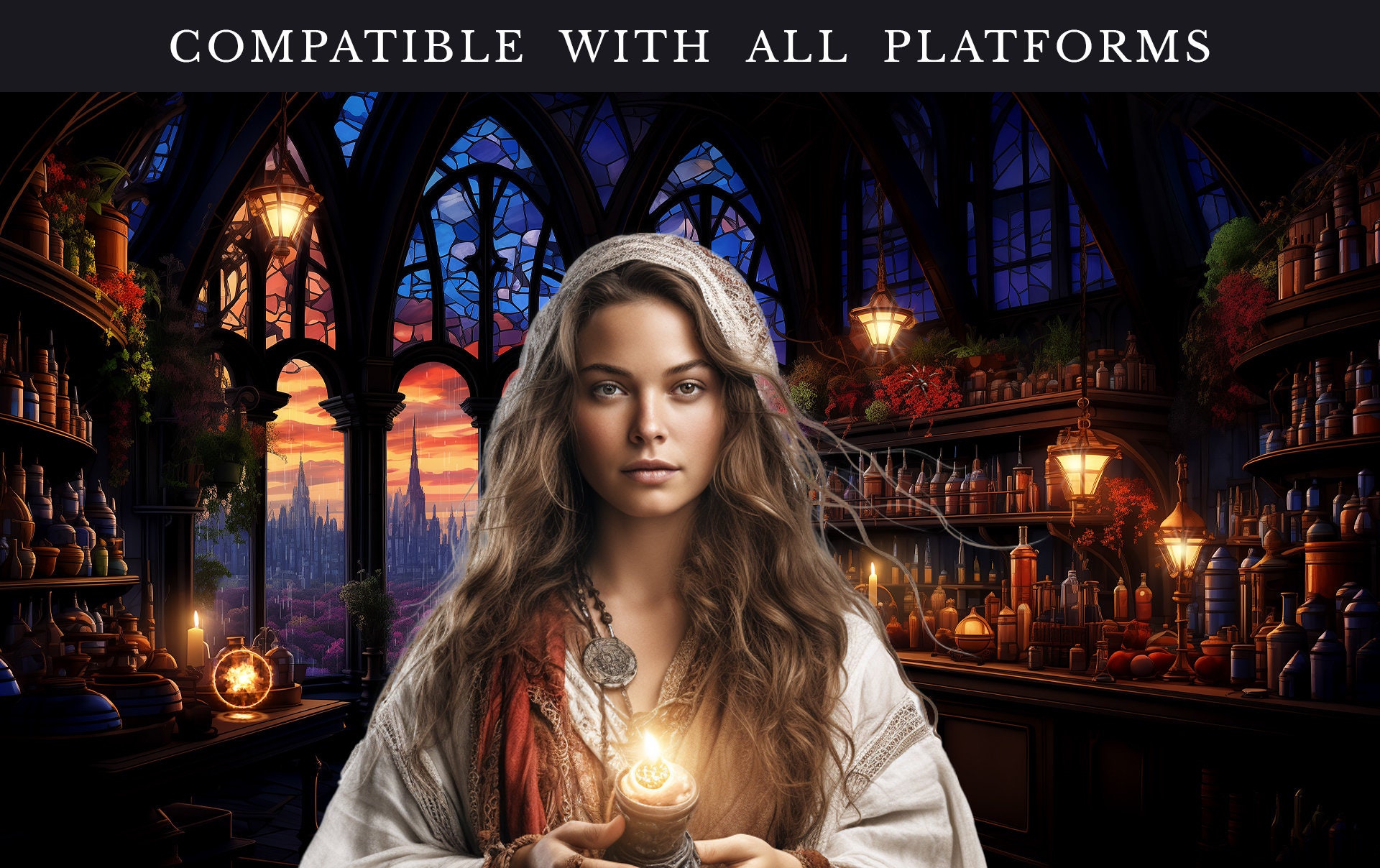 Animated Background, Witch Room, Witchcraft Room, Spell Room, Magic ...