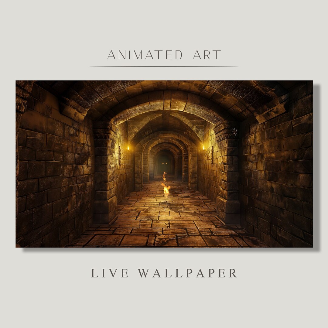 Animated Background, Dragon Dungeon, Dragon's Dungeon Backdrop, Dungeon ...