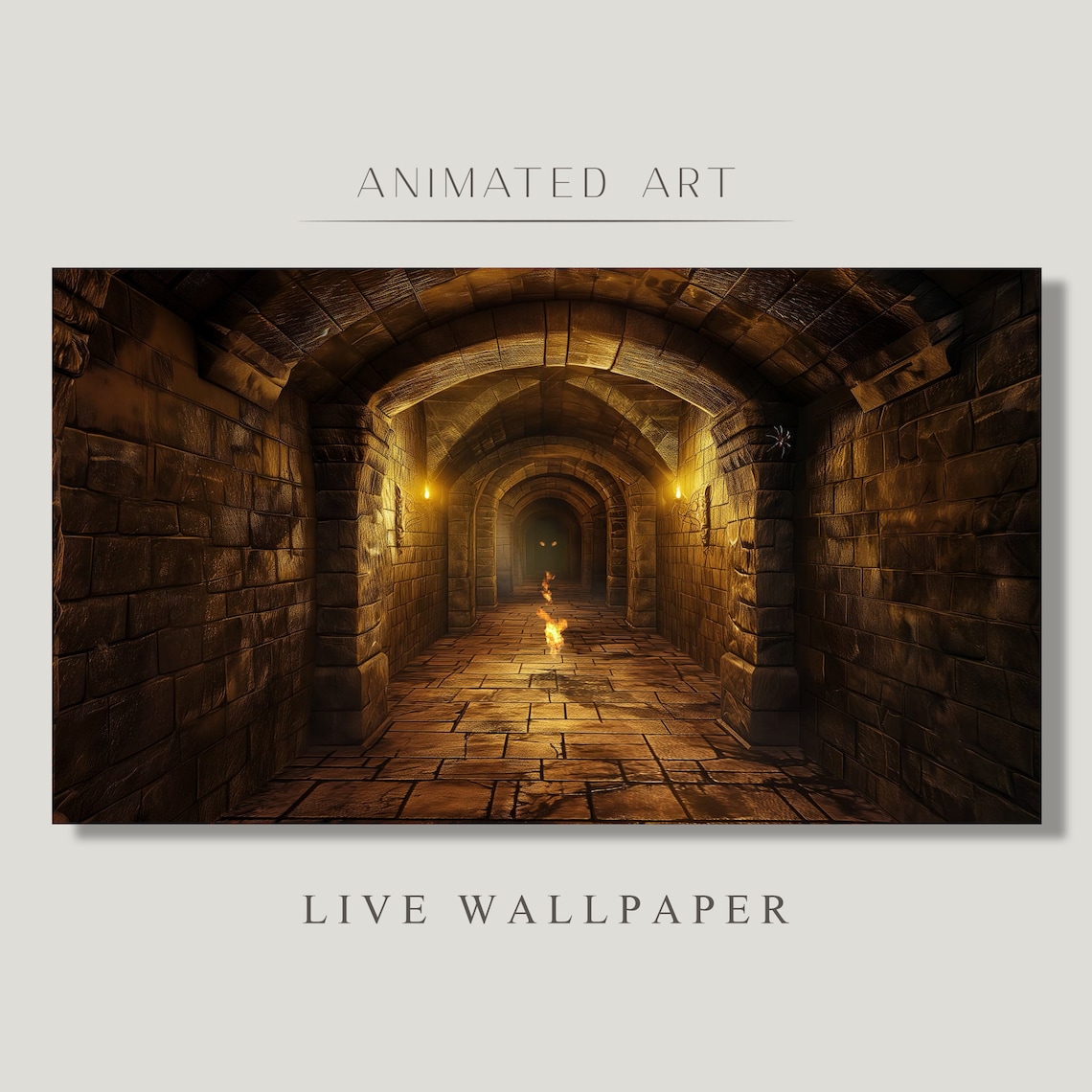 Animated Background, Dragon Dungeon, Dragon's Dungeon Backdrop, Dungeon ...