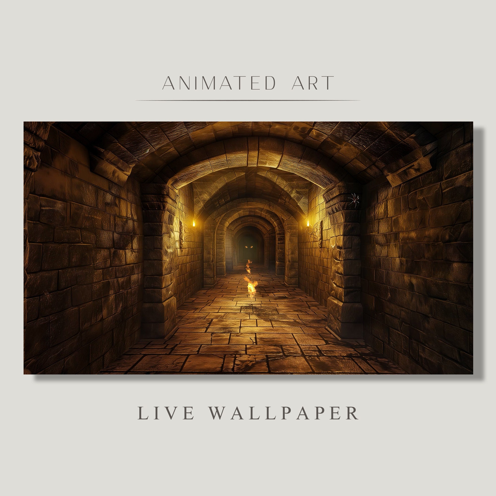 Animated Background, Dragon Dungeon, Dragon's Dungeon Backdrop, Dungeon ...