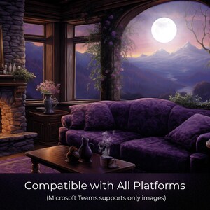 Animated Background, Purple Room, Magical Mystique, Witchy Wonders ...
