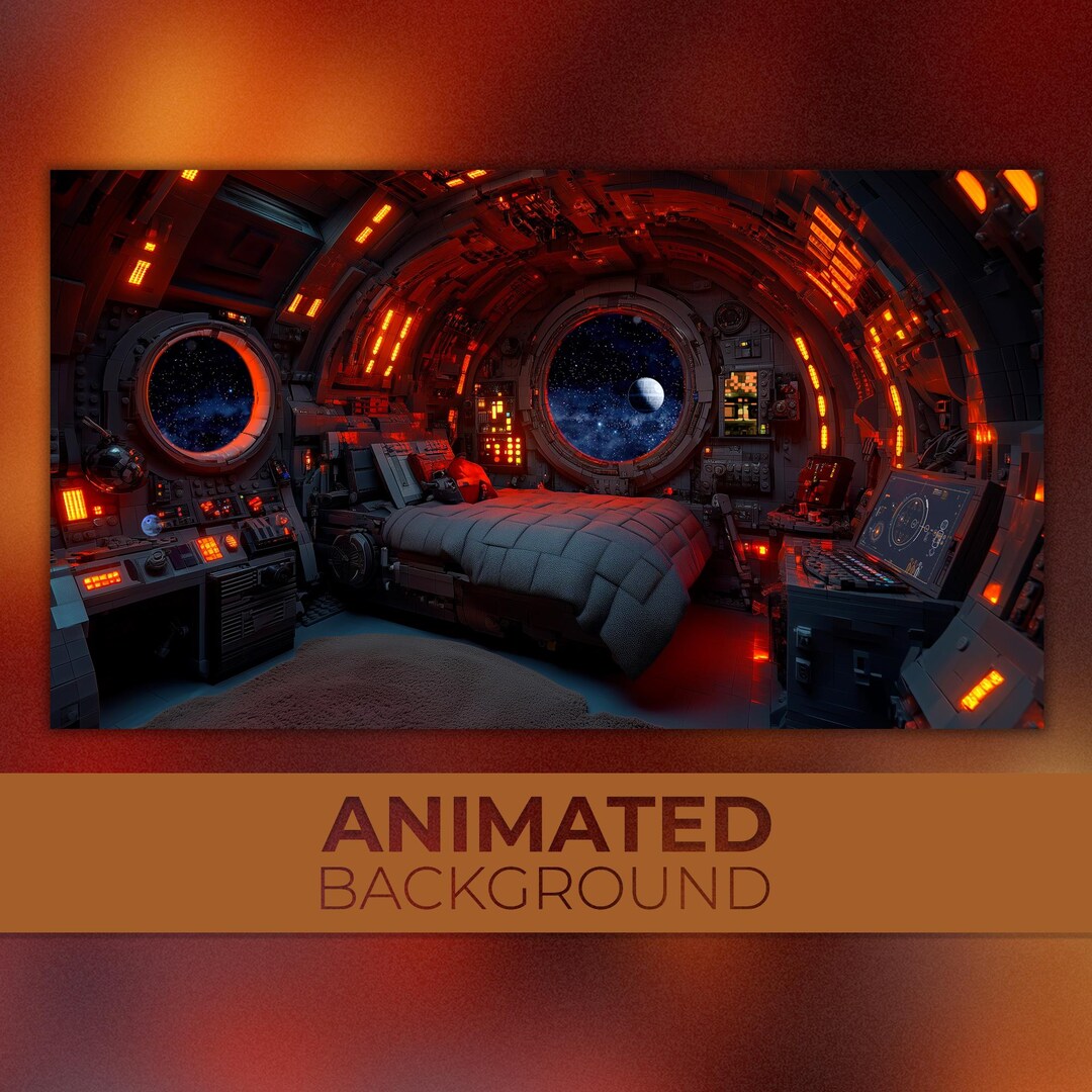 Animated Background, Space Room, Galactic Battle Station, Doom Sphere ...