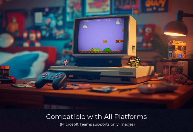 Animated Background, Retro Gaming Room, Pixel Time, Nostalgic 90’s ...
