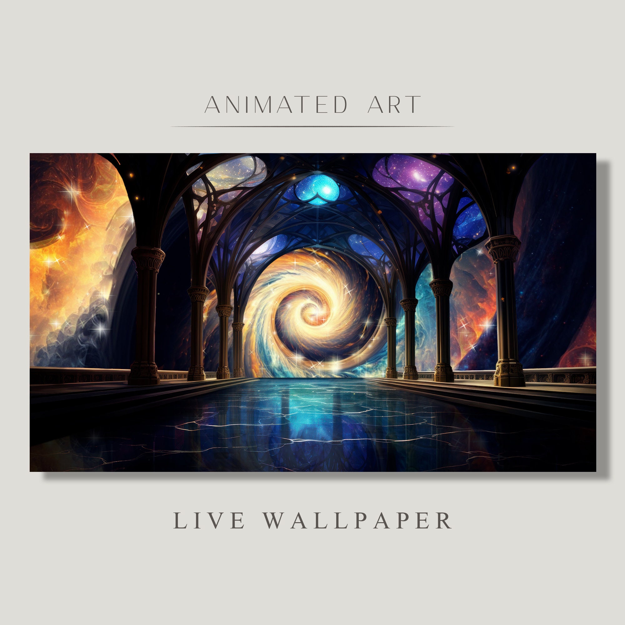 Animated Background, Mystical Room, Cosmic Portal, Fantasy Stream ...