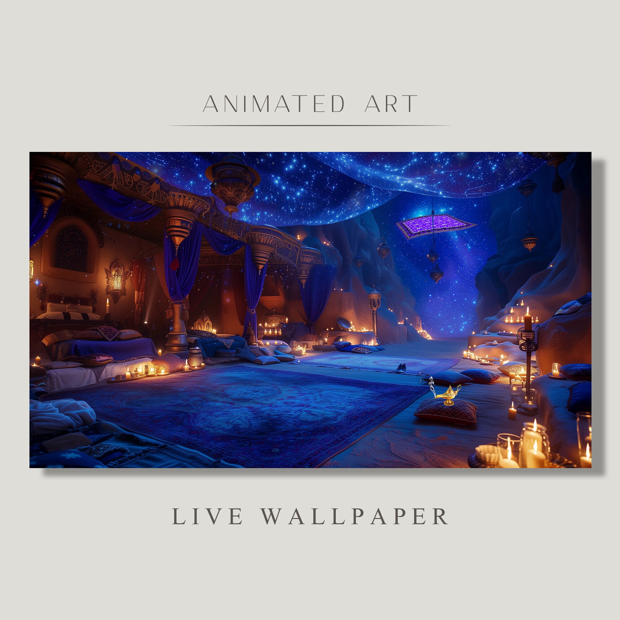 Animated Background, Arabian Night, Magical Backdrop, Magic Carpet ...