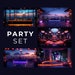 Animated Background, Party Set, Party Video Compilation, Disco Night ...