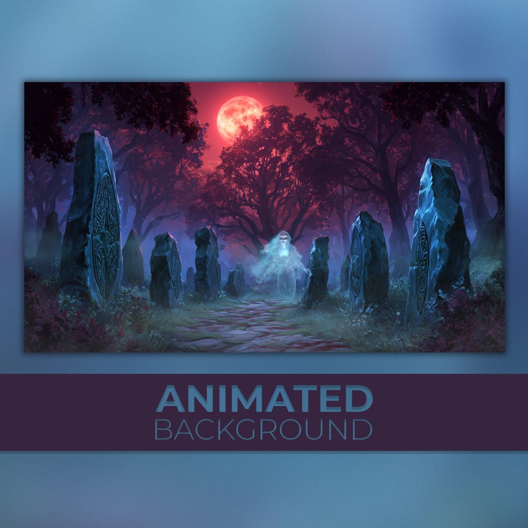 Animated Background, Blood Moon Ghost, Eclipse of Souls, Specter Awake ...