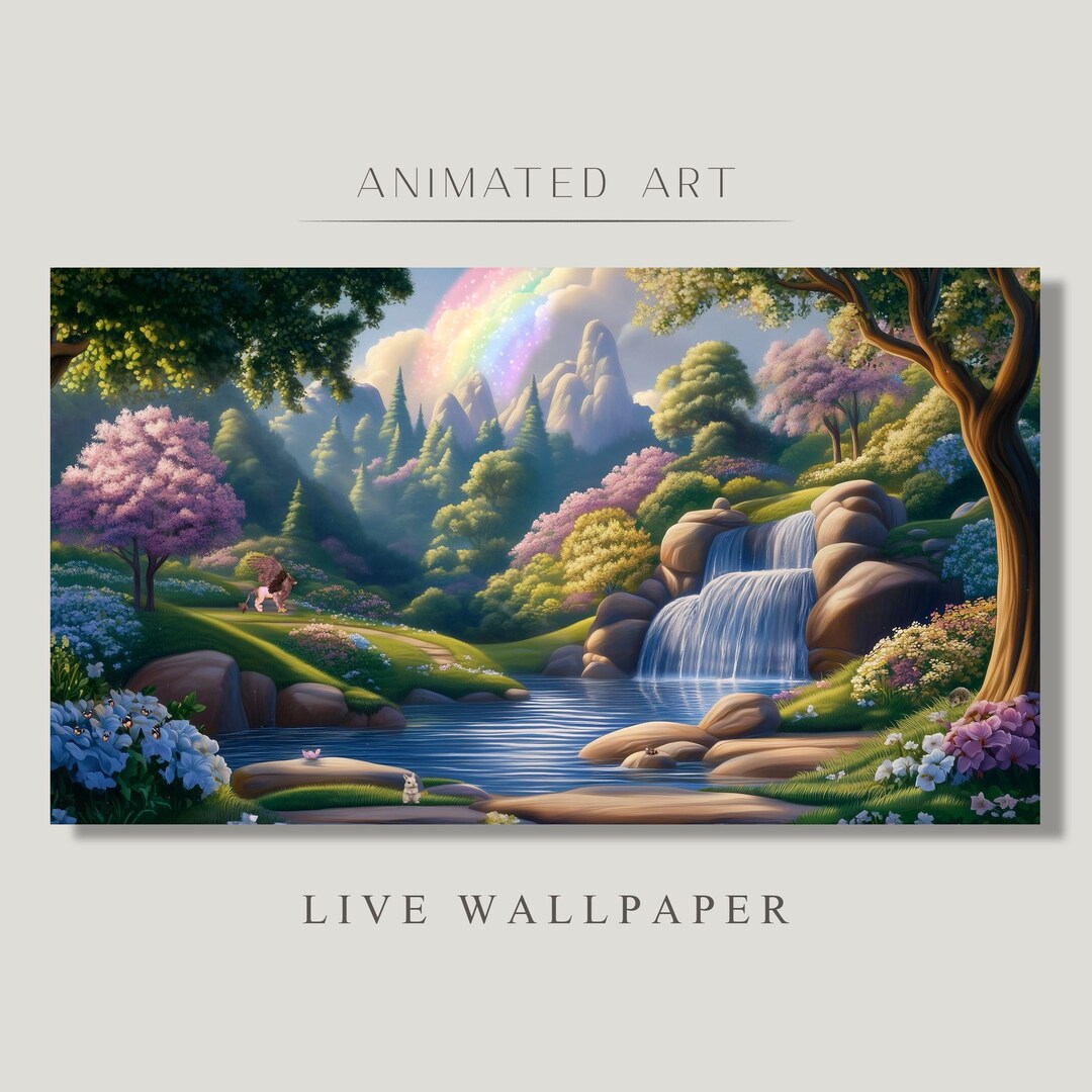 Animated Background, Fairy Land, Fantasy World, Secret World, Blooming ...