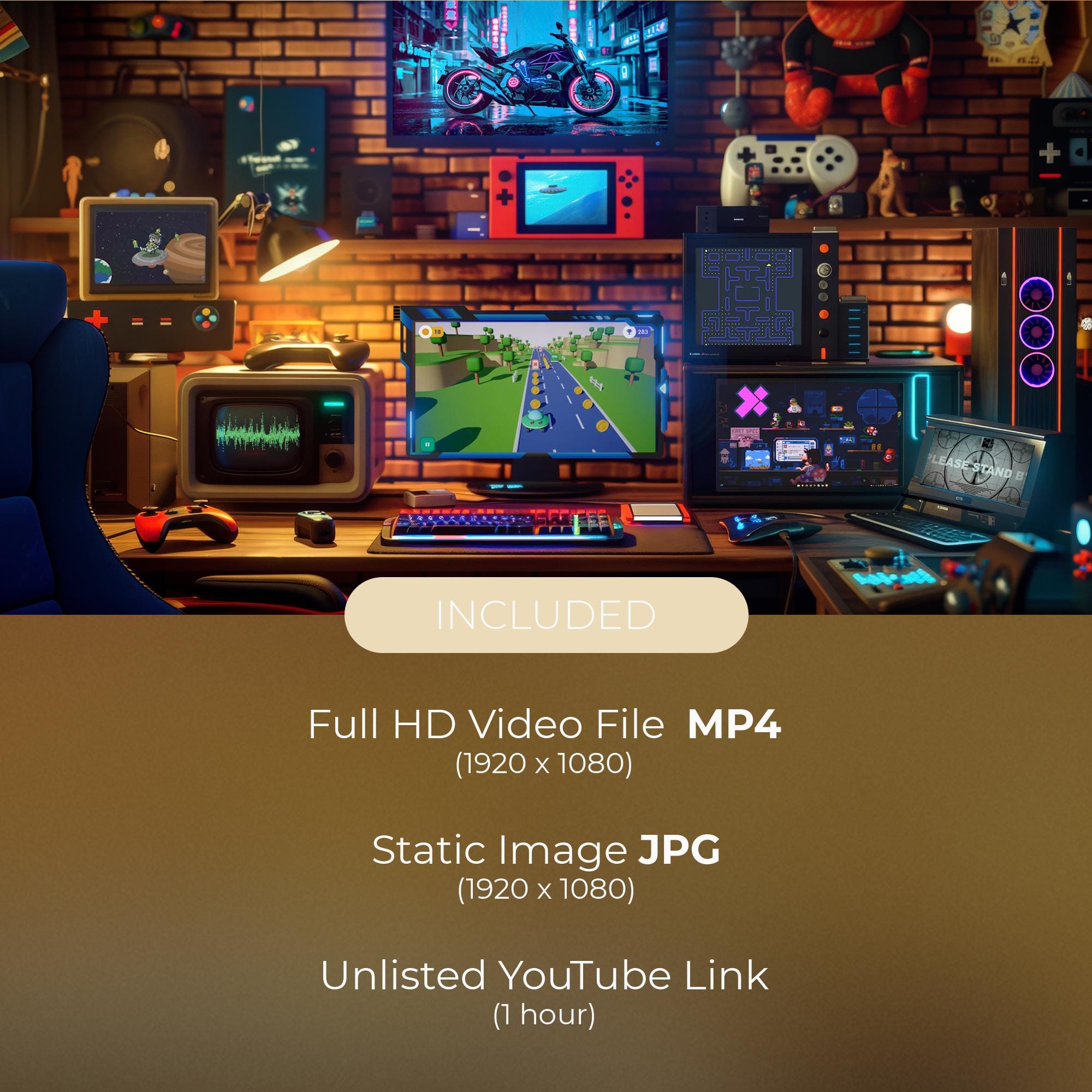 Animated Background, Gaming Zone, Digital Playground, Infinite Gaming ...