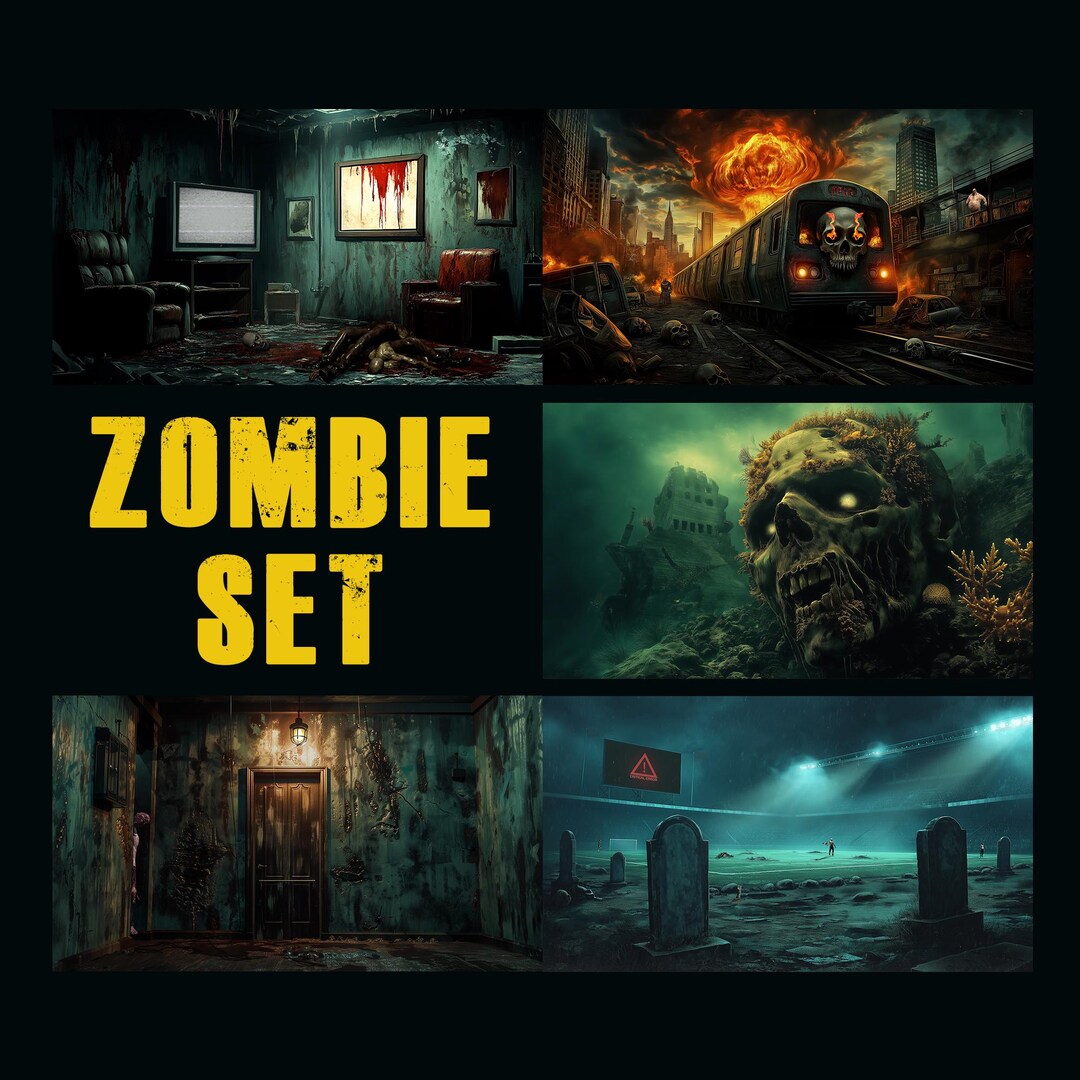 Zombie Animated Background Set, Zombie Chronicles, Undead Legacy ...