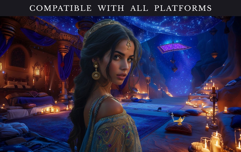 Animated Background, Arabian Night, Magical Backdrop, Magic Carpet ...