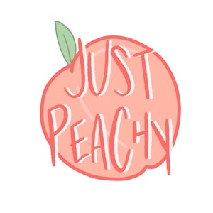 Just Peachy (11 X 17) Digital Print - Etsy