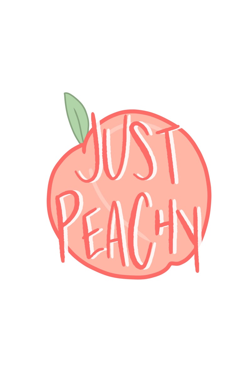 Just Peachy (11 X 17) Digital Print - Etsy