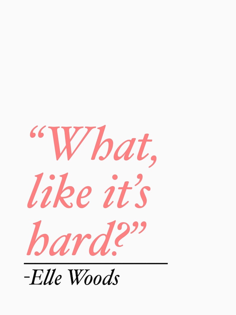 What Like It's Hard 11 X 17 Print - Etsy