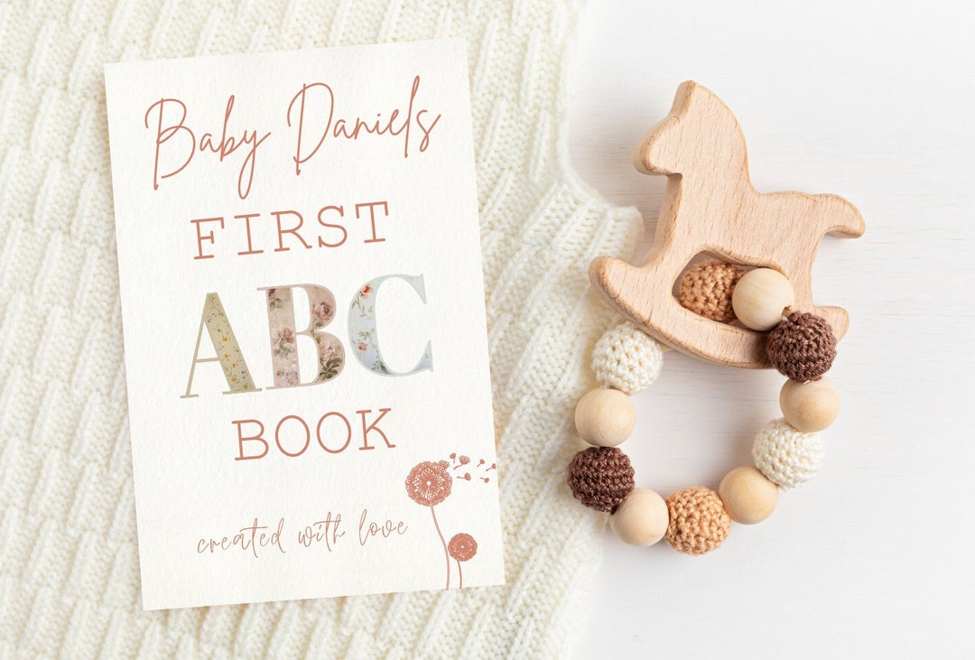 Baby Shower ABC Book Activity and Sign - Curated and SHIPPED to You! No ...