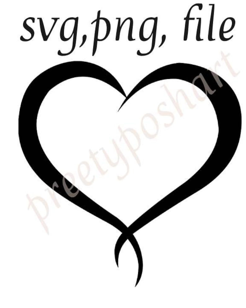 Open Heart Instant Download SVG and PNG File - Etsy