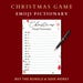 Christmas Emoji Pictionary Game, Printable Holiday Guessing Game ...