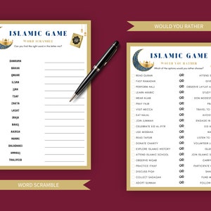 10-in-1 Islamic Games Bundle, Digital Download, Printable Muslim Trivia ...