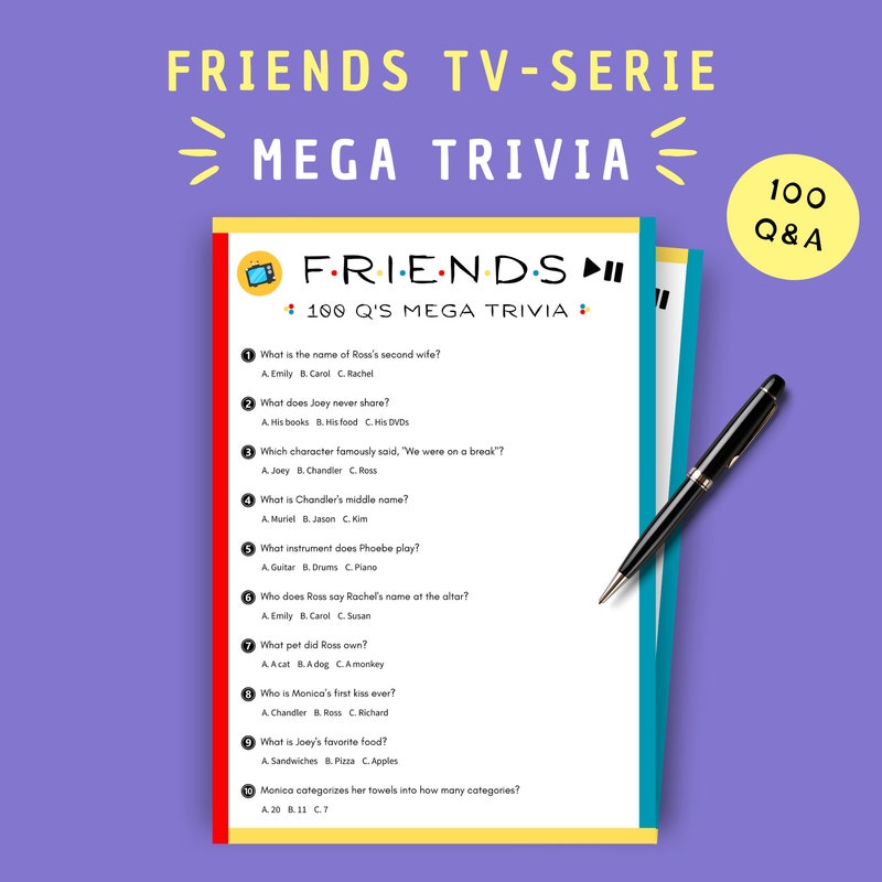 Friends Printable - Etsy